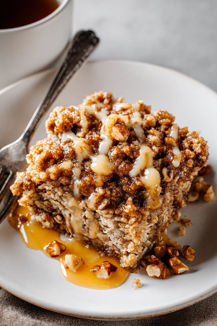 Gingerbread Baked Oatmeal with Walnut Streusel – Julian Recipes