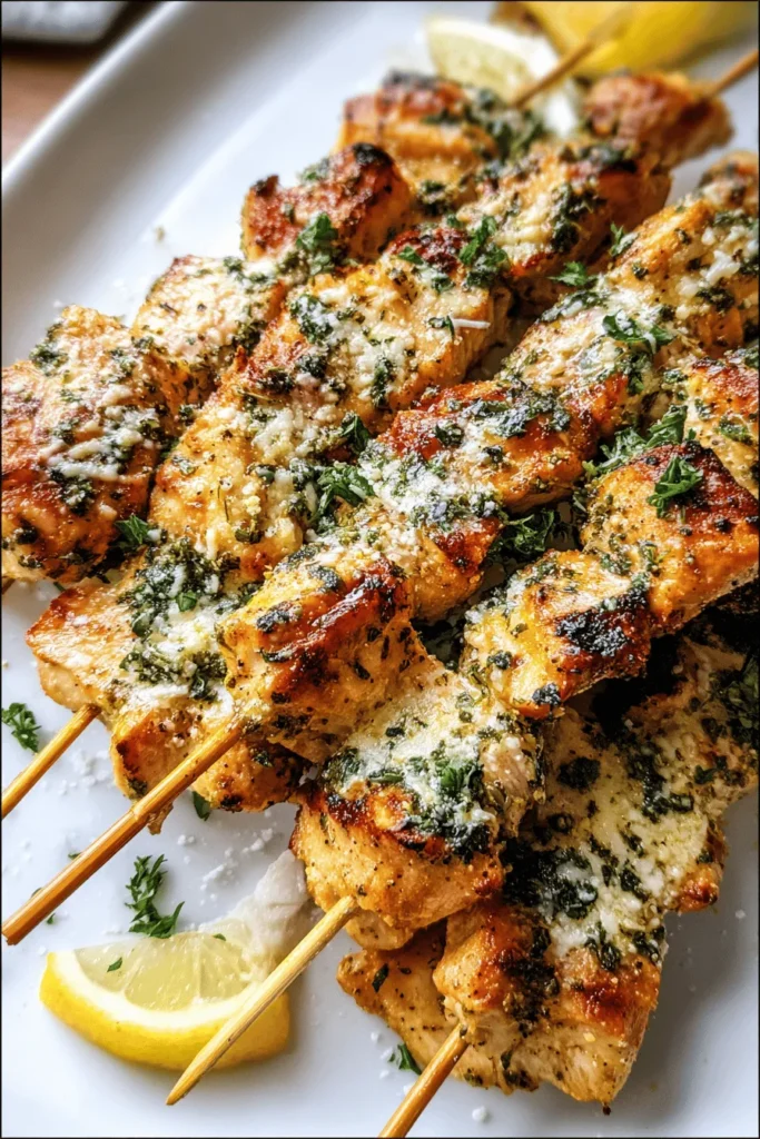 Garlic Parmesan Chicken Skewers – Julian Recipes