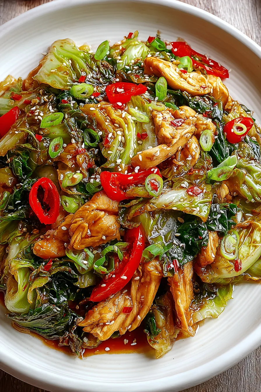 Chinese Chicken Cabbage Stir-Fry – Julian Recipes