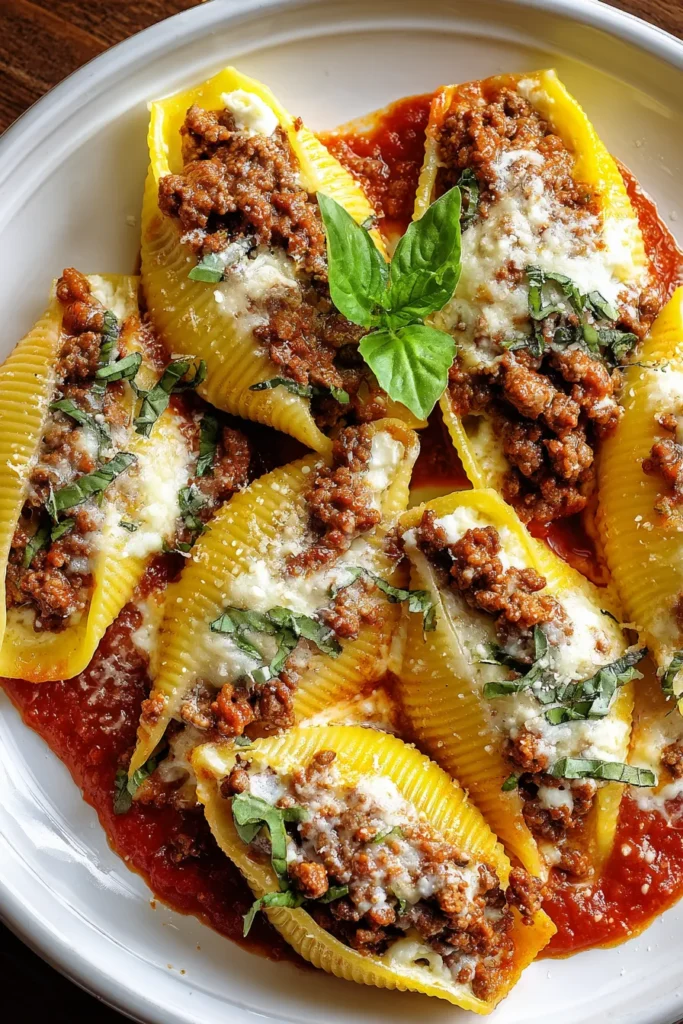 Creamy Ricotta Beef Stuffed Shells Pasta – Julian Recipes
