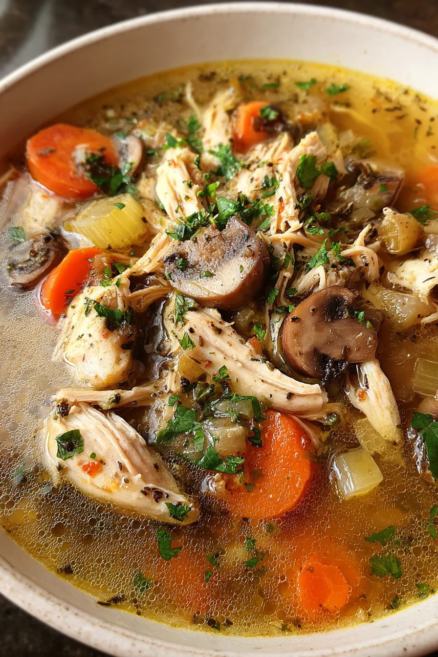 Rotisserie Chicken and Mushroom Soup – Julian Recipes