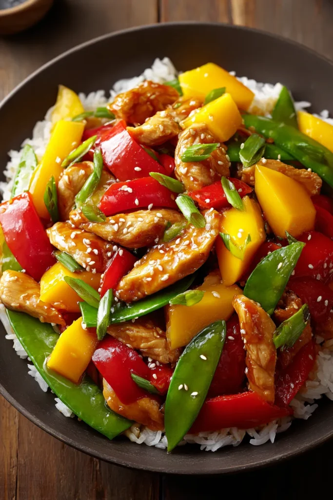 Chinese Style Mango Chicken Stir Fry – Julian Recipes