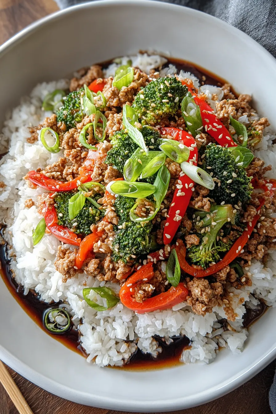 Ground Turkey Teriyaki Rice Bowls – Julian Recipes