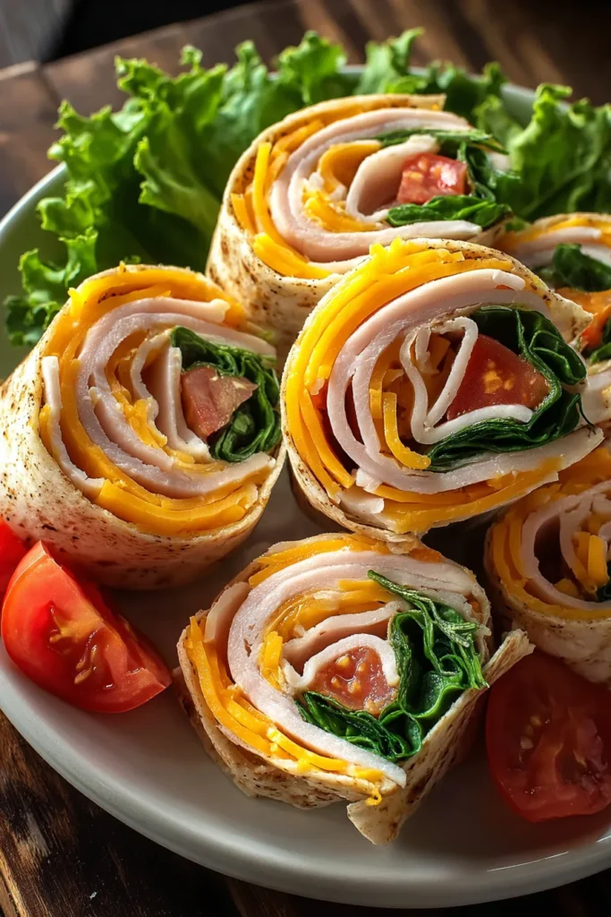 Turkey Cheddar Lunch Roll Ups – Julian Recipes