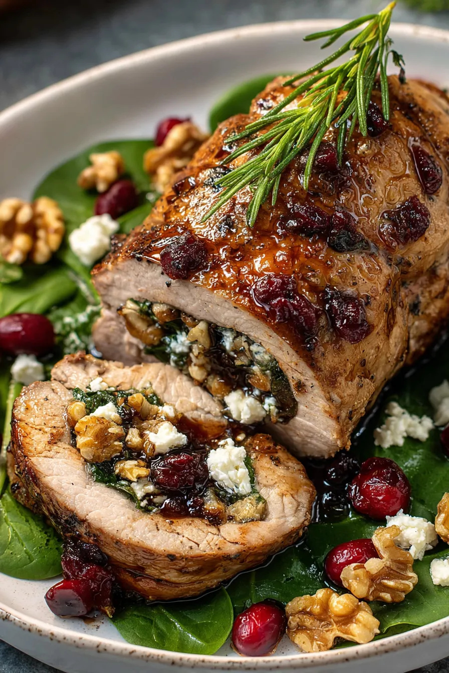 Christmas Stuffed Pork Tenderloin – Julian Recipes