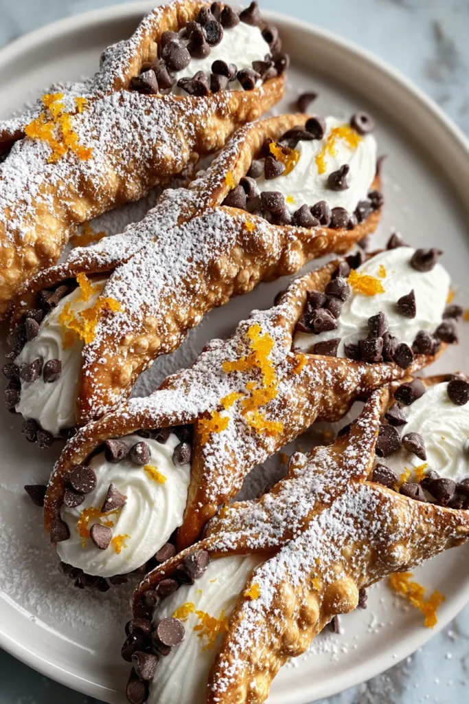 Crunchy Italian Cannoli Cookies with Sweet Ricotta Filling – Julian Recipes