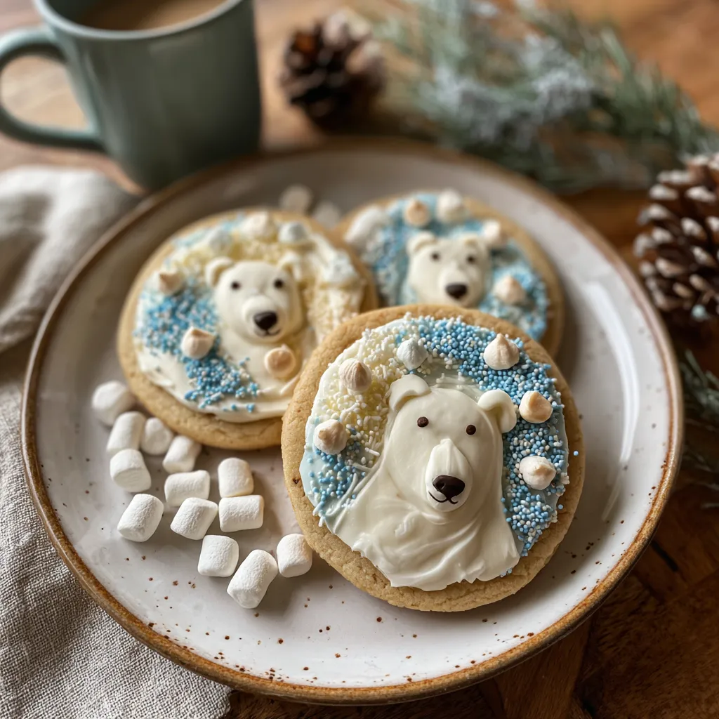 Polar Bear Cookies Buttercream Cookie – Julian Recipes
