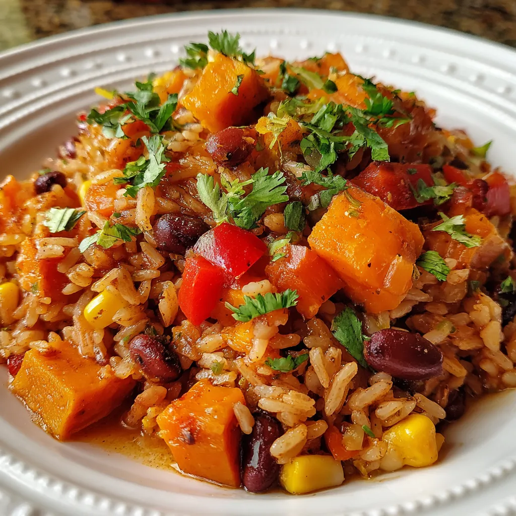 Rice and Bean Casserole with Sweet Potatoes – Julian Recipes