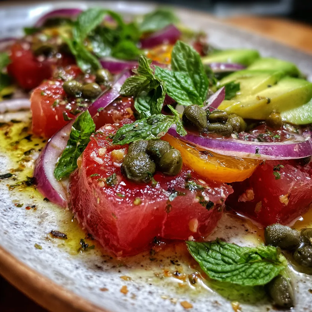 Sicilian Tuna Crudo – Julian Recipes