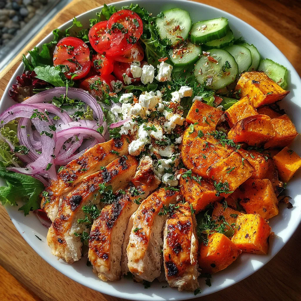 Grilled Chicken & Sweet Potato Bowl – Julian Recipes